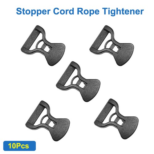 10Pcs Camping Awning Tent Guyline Runner Guy Lines Stopper Cord Rope ...