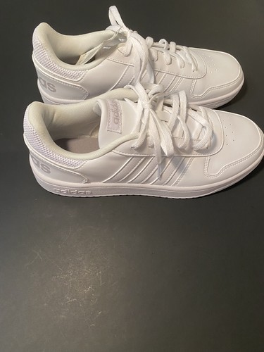 Adidas Hoops 2.0 Basketball Shoes Size Women’s 8.5 B42096 White NWOB ...