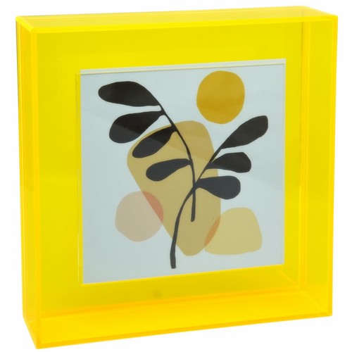 8x8 Acrylic Picture Frame for Wall and Tabletop Neon Floating Photo ...