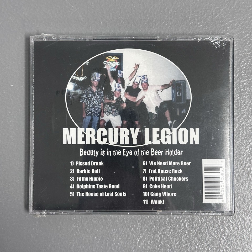 Mercury Legion ‎– Beauty Is In The Eye Of The Beer Holder Cd 2000 Punk ...