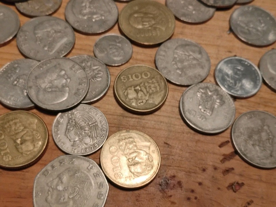 Vintage Mexican Coin Collection Lot - Of 36 Unique Coins from Mexico ...