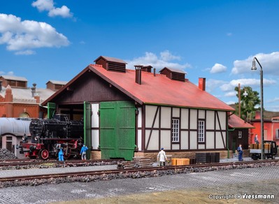 Double Track Engine Shed Kibri 39438 | eBay Australia
