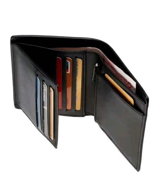 PS2 Playstation 2 Sony Wallet Bi-Fold Black Card Holder Retro Money ...
