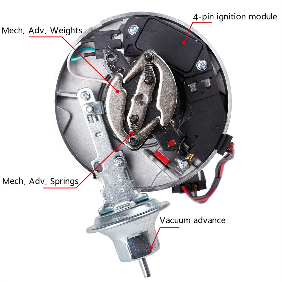 Ignition Distributor for Chevy GM Small Blocks 283 305 307 327 9000RPM ...