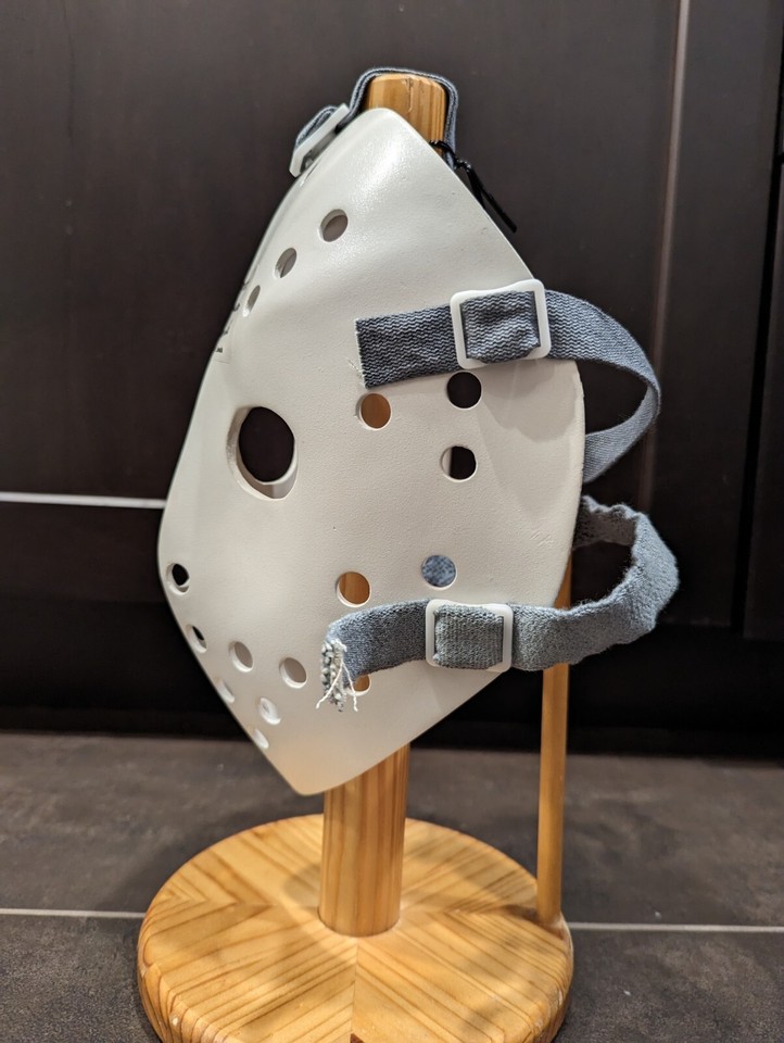 Fibrosport F-301 Replica Jacques Plante Fiberglass Goalie Mask Hockey ...