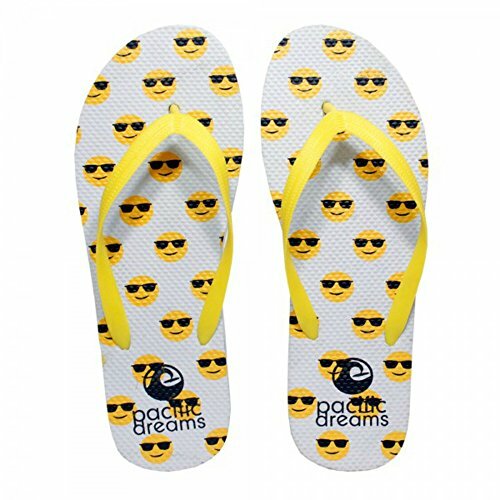 Emoji Hashtag Heart Poop Smile Sunglasses Love Media Flip Flops Thong ...