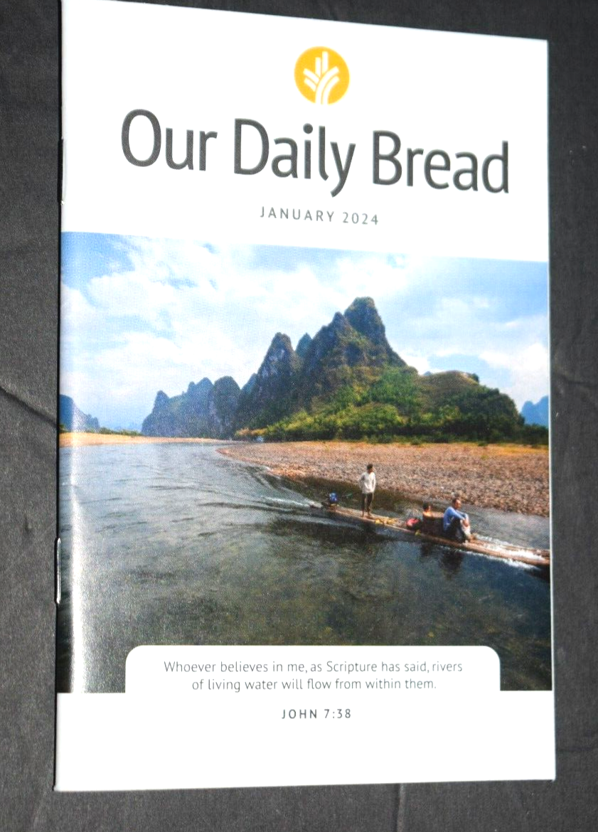 "OUR DAILY BREAD" Daily Prayer BOOKLET (January 2024), 32 Pages, Brand ...