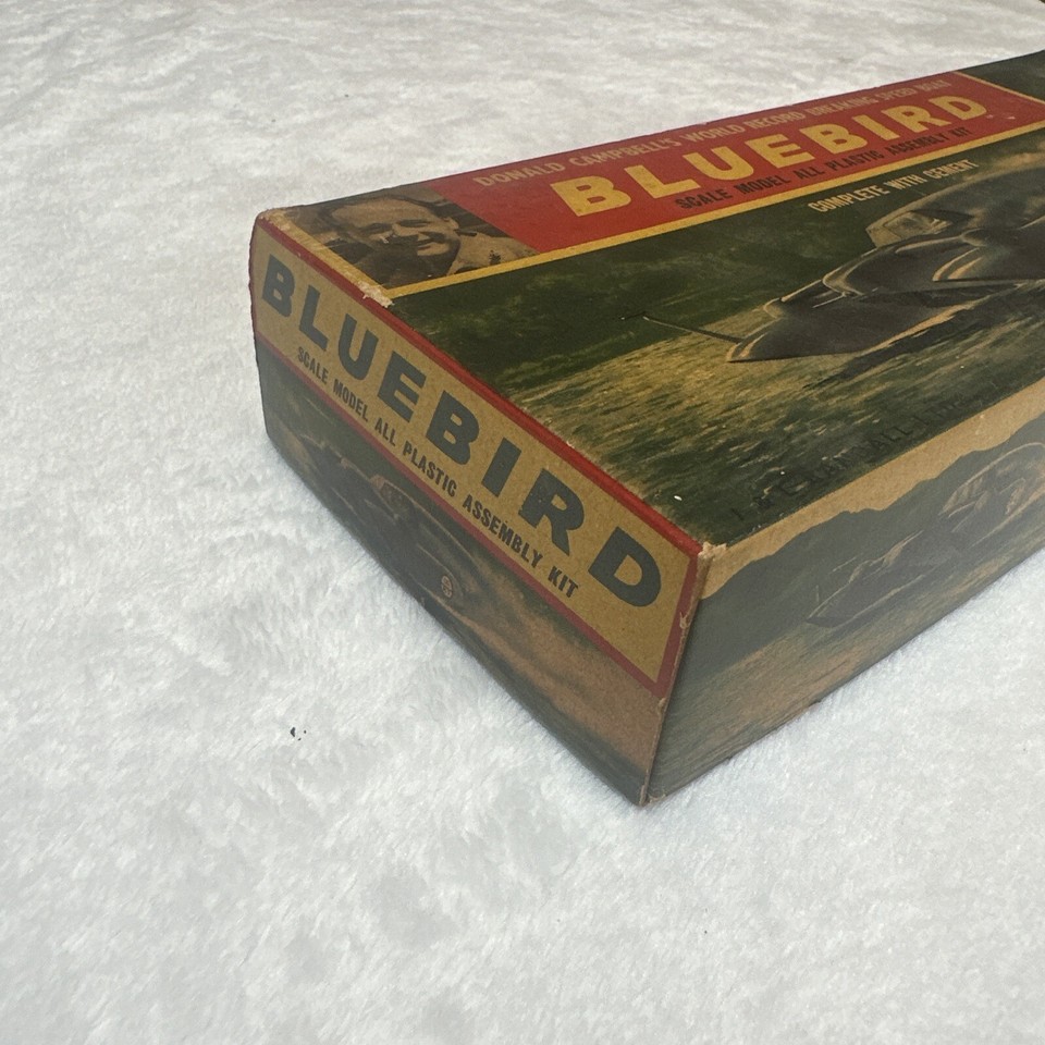 Merit Plastic Model Kit Donald Campbell's Bluebird K7 Jet Boat Complete ...