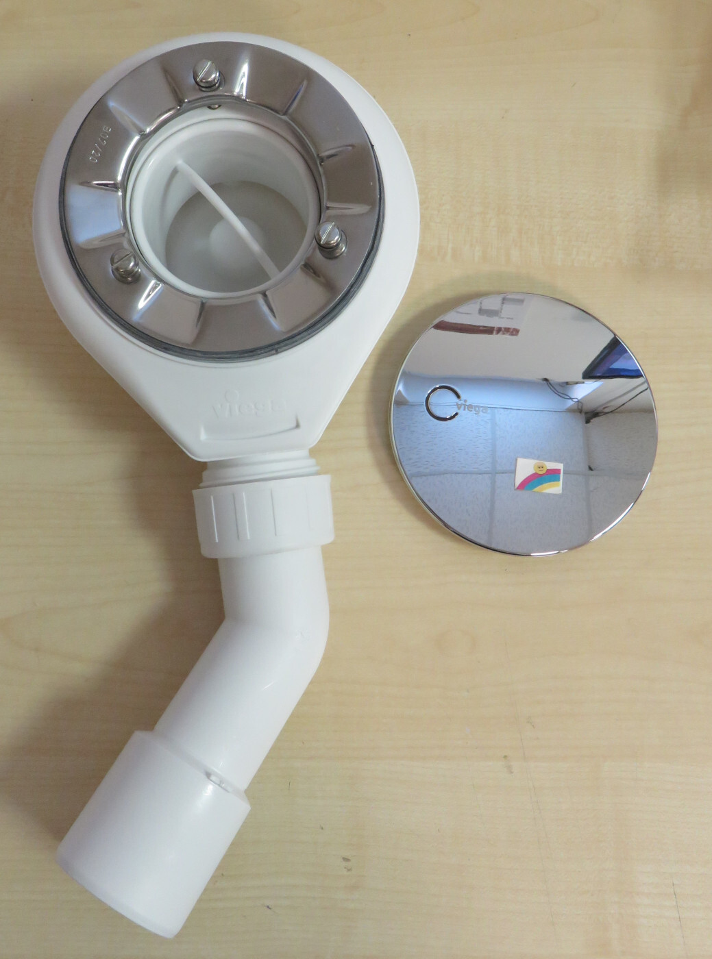 Viega Tempoplex Ablaufgarnitur für Dusche Brausetasse + Fertigset D90 ...