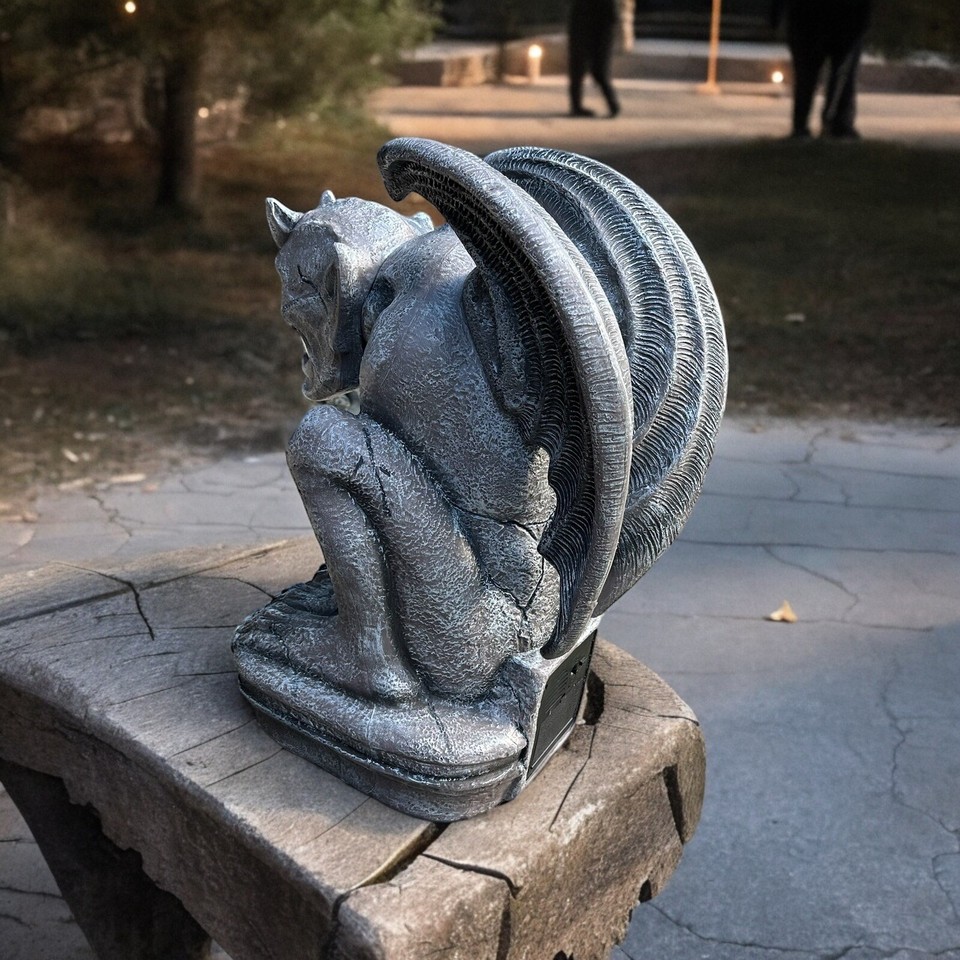 27" Animated Halloween Gargoyle with Lights and Sound Large | eBay