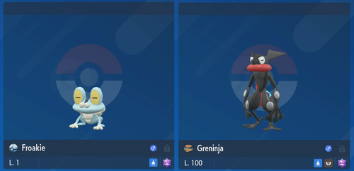 GRENINJA e/o FROAKIE SHINY o NORMALE 6IV - Pokémon Scarlatto e Violetto ...