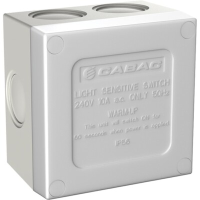 OZSTOCK CABAC WEATHERPROOF SUNSET SWITCH LIGHT SENSOR / TIMER / ECO ...