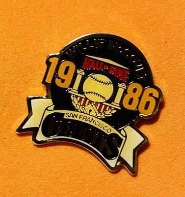 SAN FRANCISCO GIANTS HOF PIN WILLIE MC Covey 1986 HOF Induction Pin ...