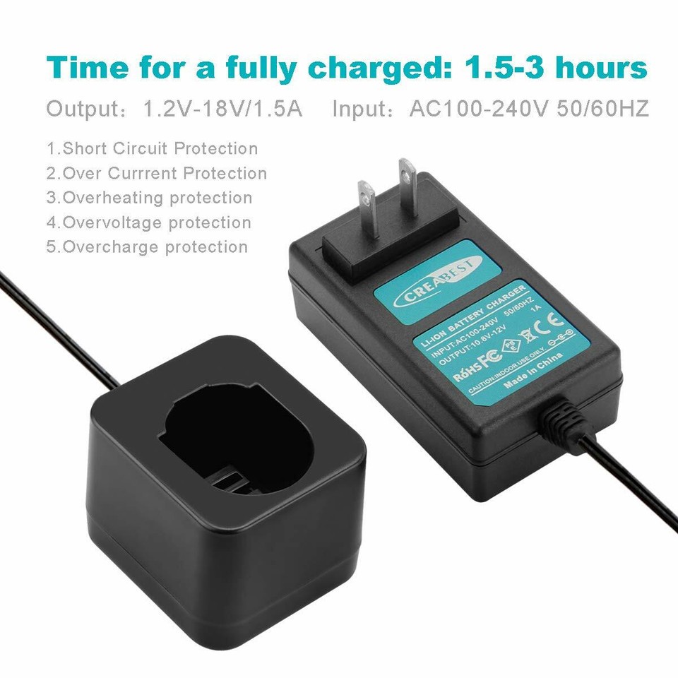 For Black and Decker PS120 PS130 PS140 Ni-MH/Ni-Cd 7.2V-18V Battery ...