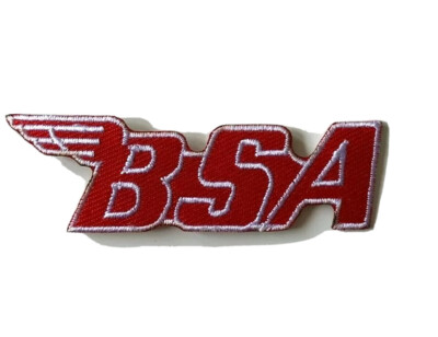 BSA - British Classic BSA Motorcycles Sew on Iron on Embroidered- Patch ...