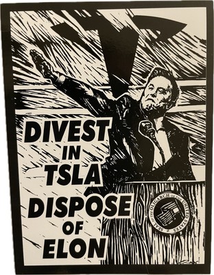 ANTI Elon Sticker, No Elon Sticker, anti Musk Tesla Free Shipping SET ...