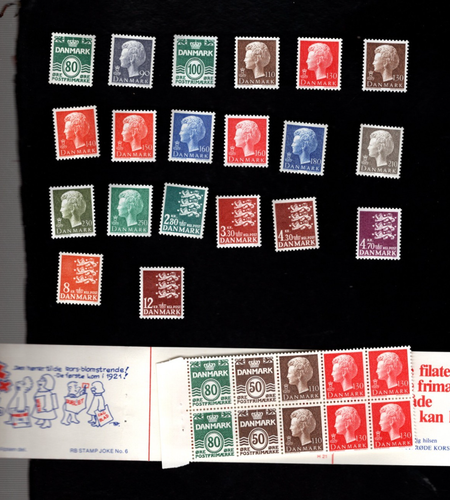 Denmark sc#629-44,646-9 #633b Booklet (1979-81) MNH | eBay
