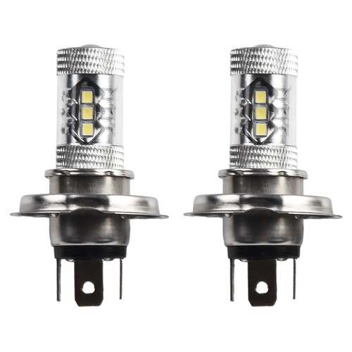 Brand New H4 Fog Lights LED Bulb Hi/Lo Lamp Motorcycle Set 12V 2Pcs ...