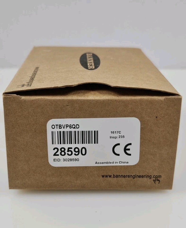 Banner 28590 OTBVP6QD Optical Touch Button W/Cover《NIB》Price To Sell U ...