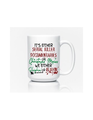 Serial Killer Christmas Coffee Mug - Large 15 ounce | eBay