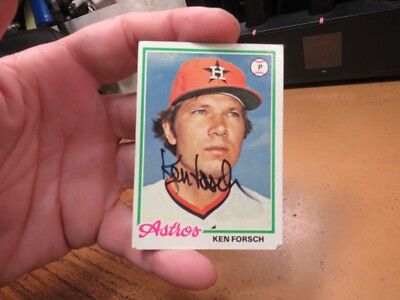 autograph card Topps 1978 Ken Forsch 181 | eBay