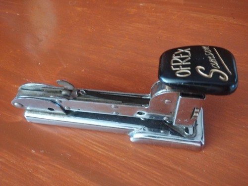 Vintage Desk Stapler Ofrex Samson 60 England in good working condition ...