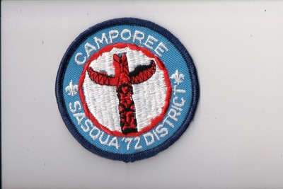 1972 Sasqua District Camporee patch | eBay