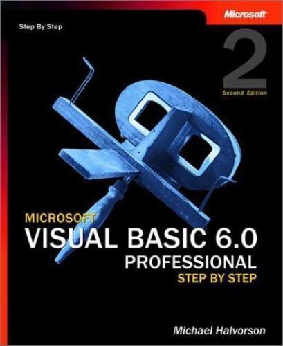 Microsoft Visual Basic 6.0 Professional Ste- 9780735618831, Halvorson, paperback 9780735618831| eBay