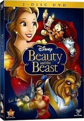 Beauty and the Beast DVD 1991 Walt Disney Animated Movie 2 Disc Special ...