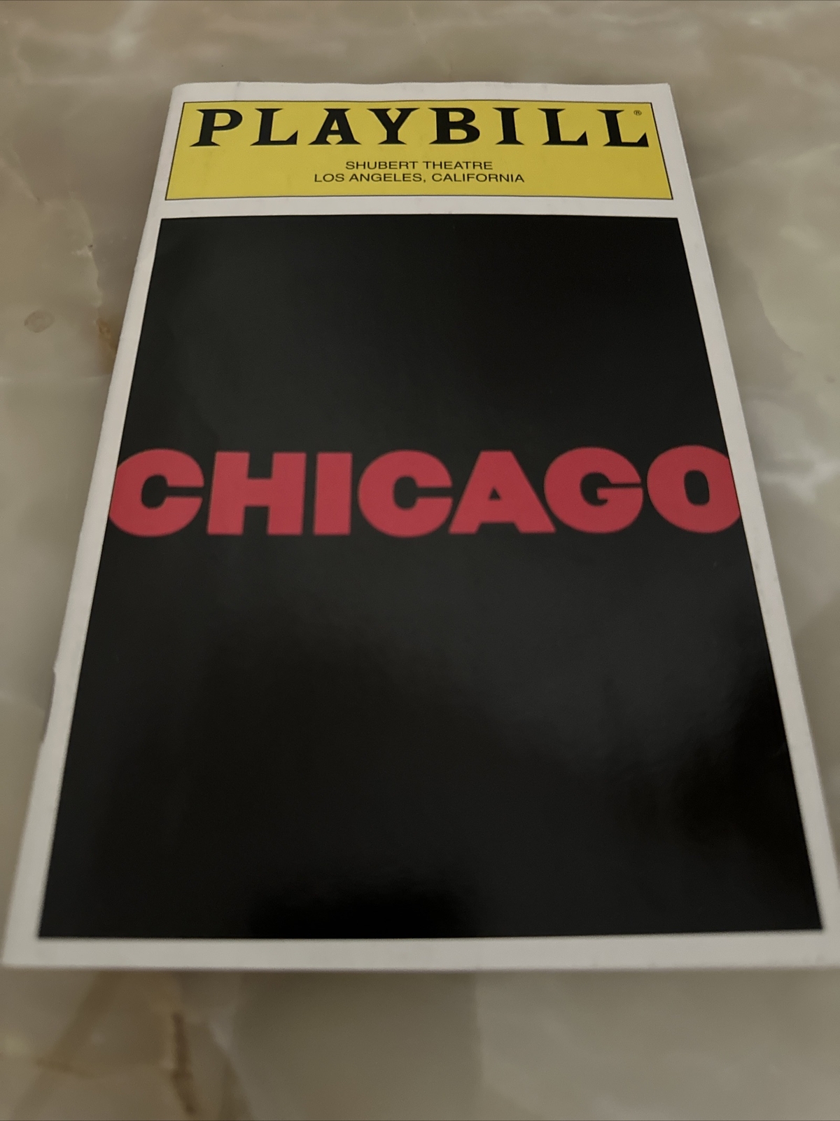 CHICAGO 1998 Playbill Shubert Theatre Los Angeles | eBay