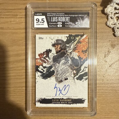 2021 Topps Inception Luis Robert Auto 93 /100 White Sox #RESA-LR | eBay