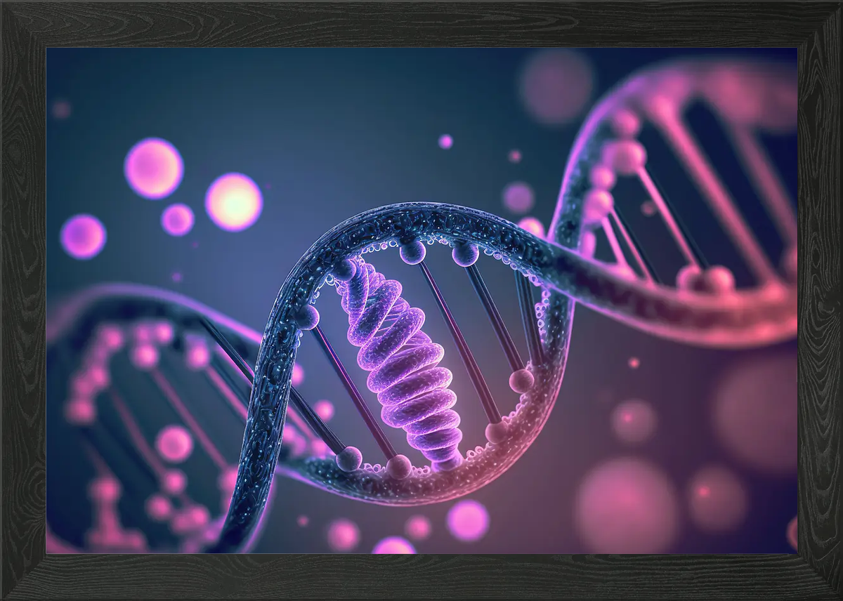 DNA Unveiled Framed Wall Art Poster Canvas Print Picture | eBay UK