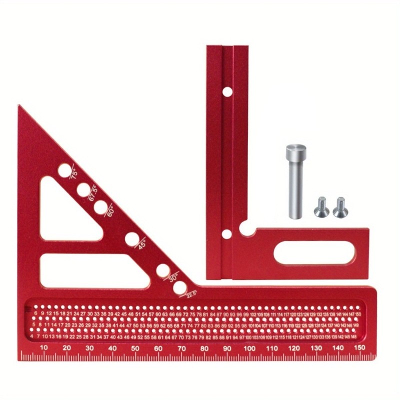 Triangle Layout Measuring Tool with Dowel Pin Wrench for Carpenter ...