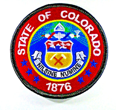 COLORADO STATE SEAL EMBROIDERED PATCH 3" - NEW | eBay