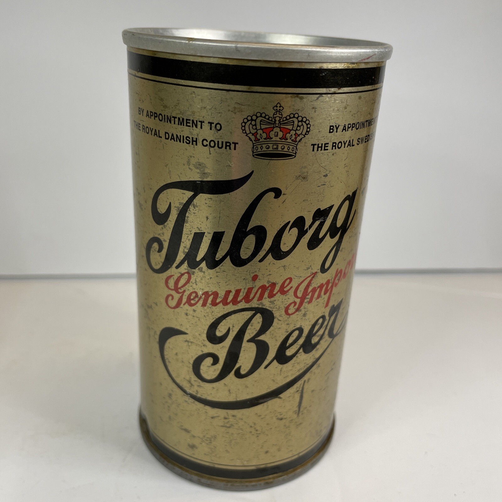Tuborg Gold 12oz Top-Opened Collectible Pull Tab Beer Can Prop Denmark ...