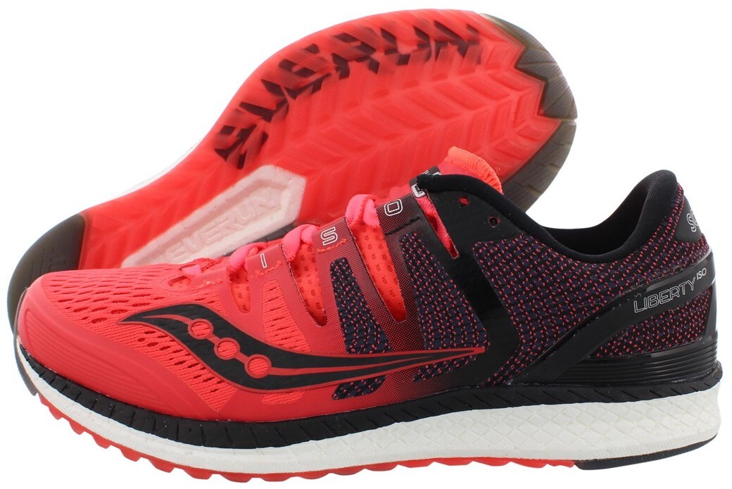 Size 7 - Saucony Liberty Iso Red Black W for sale online | eBay