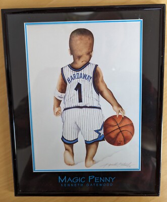 "Magic Penny" by Kenneth Gatewood - Penny Hardaway Framed Art Print | eBay