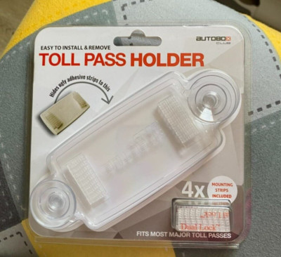 EZ Pass IPass Tag Holder Transponder Holder Toll Pass Clear Windshield ...