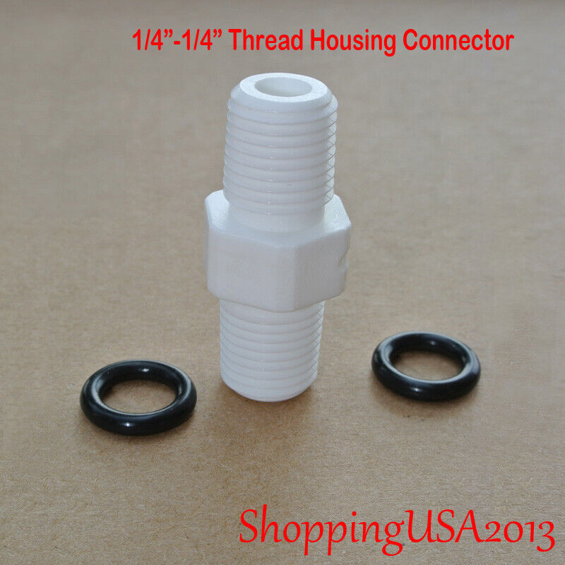 100 Pc Water Filter Connector Fitting Quick Connect Thread Push In 1/4 ...
