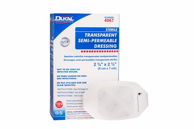 Advanced Transparent Semi-Permeable Dressings 2-3/8″ x 2-3/4″ #4067 | eBay