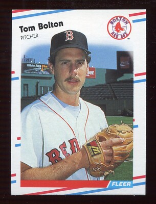 1988 Fleer Tom Bolton #346 RC ROOKIE Boston Red Sox | eBay