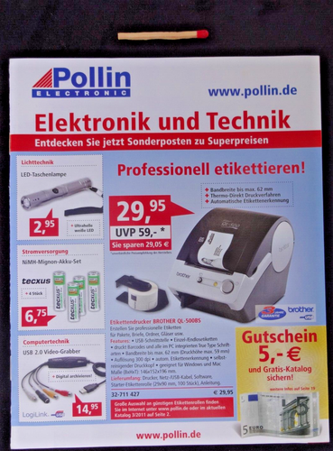 POLLIN KATALOG, SEITEN 20, AUS 2011, PREISE,DATEN, COMPUTERTECHNIK,SONDERPOSTEN | eBay.de