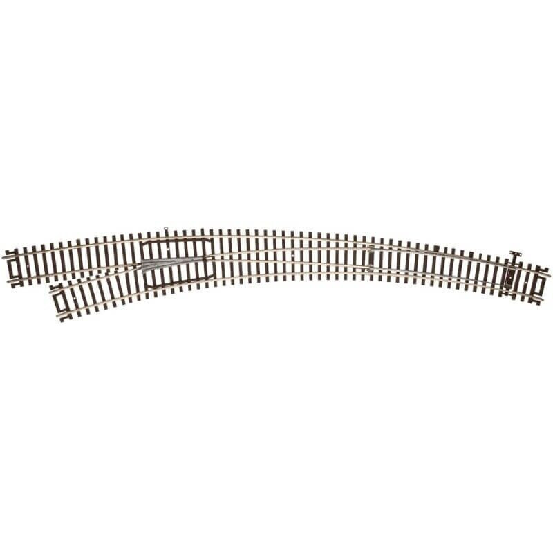 ATLAS HO SCALE CODE 100 CUSTOMLINE CURVED LEFT HAND TURNOUT track ...