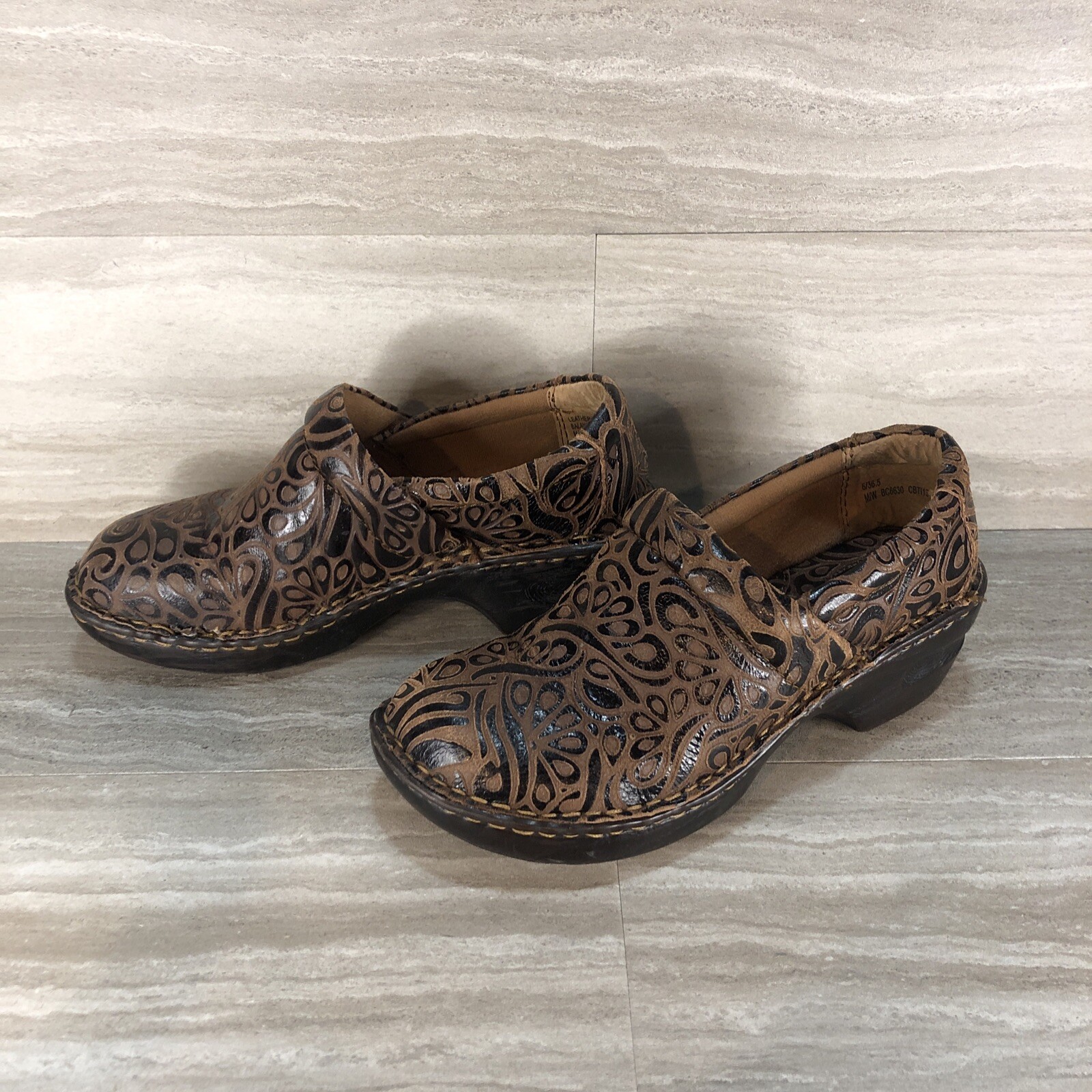 BOC Born Concept Peggy Clogs Shoes Women's Size 6 Tum… - Gem