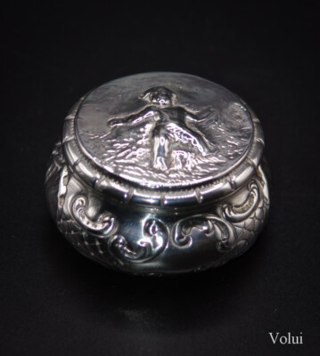 Antique 19th Century Dutch Silver Snuff Box Hinged Lid Beautifully ...