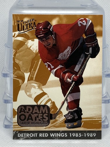1993-94 Fleer Ultra Career Highlights Adam Oates #3 Detroit Red Wings ...