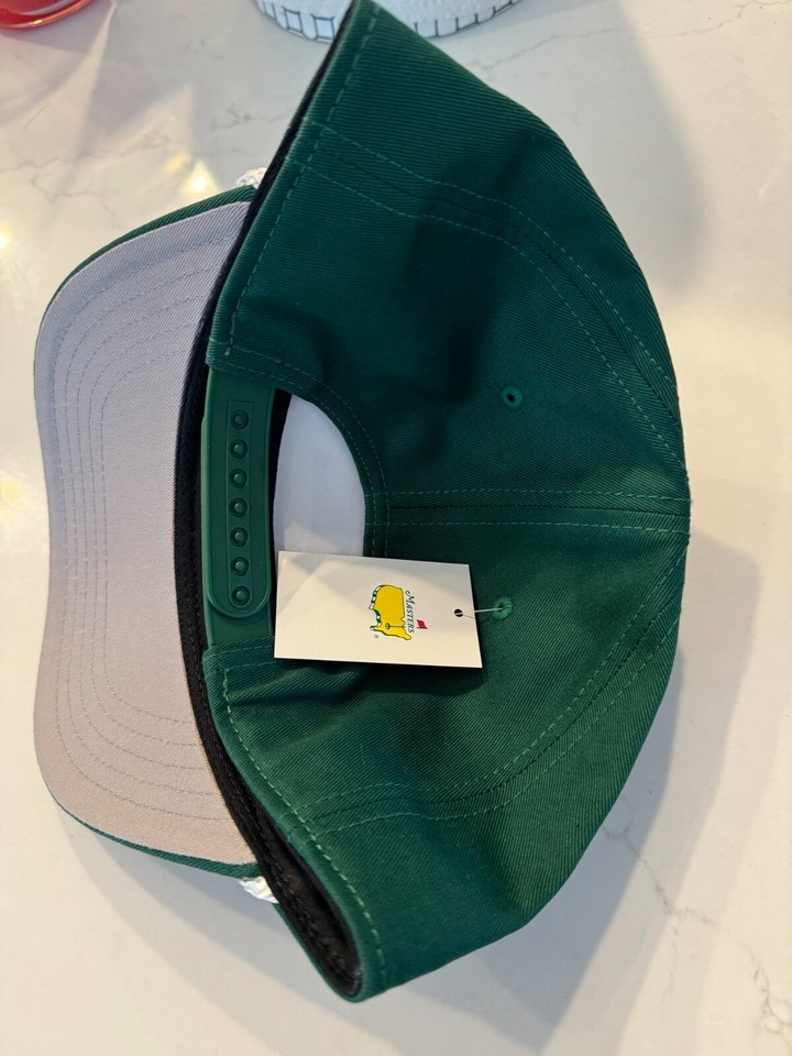 2024 Masters Amen Corner SnapBack Hat Green w/rope Golf Augusta ...