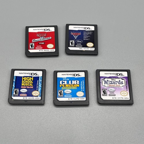 Nintendo DS Game Lot of 5 - Disney Cars 2 Race-O-Rama Club Penguin ...