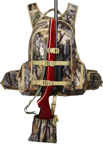 Hunting Backpack Bag Daypack Water Resistant Day Pack with Bow Crossbow ...