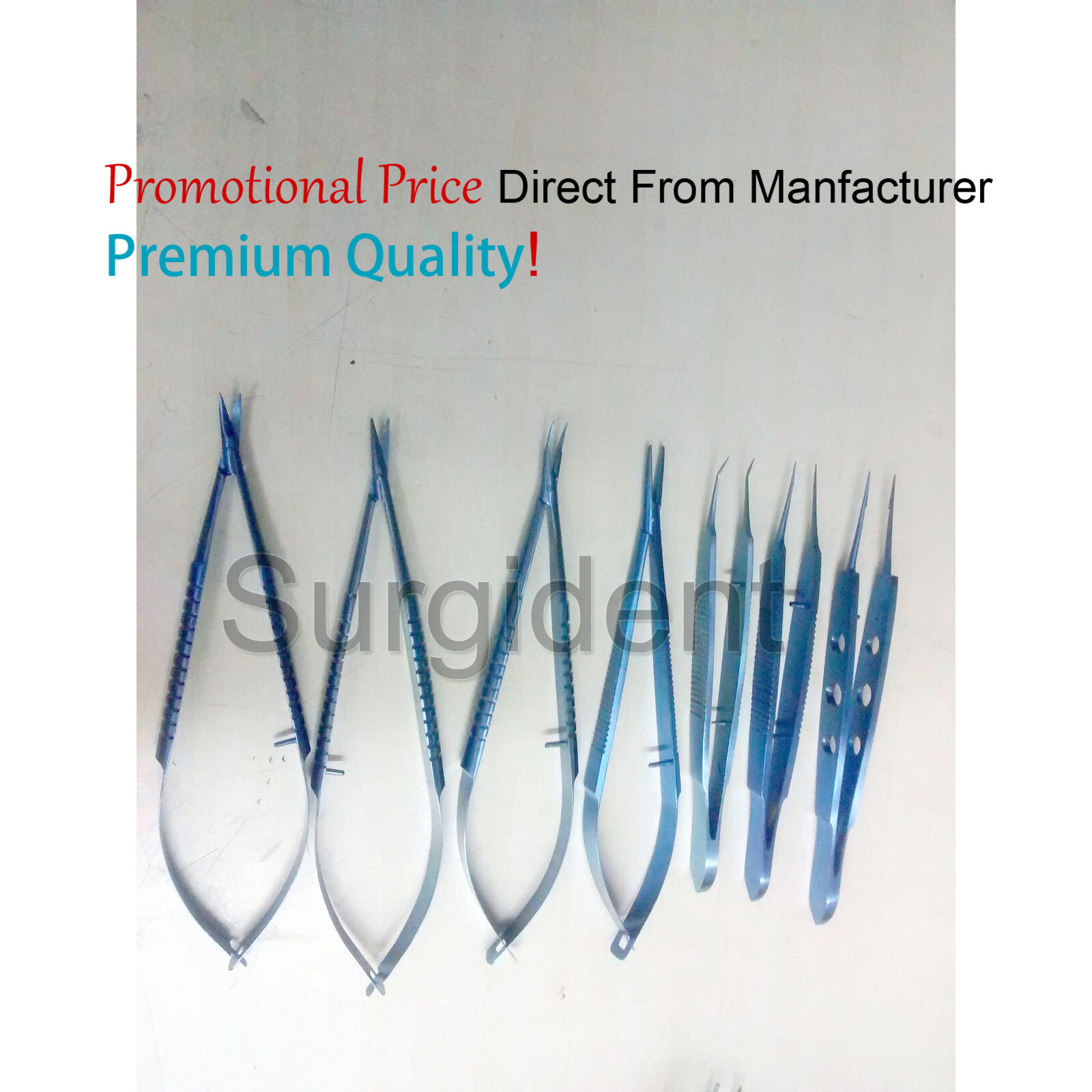 BASIC EYE MICRO SURGERY OPHTHALMIC SURGICAL INSTRUMENTS Kit of 7Pcs | eBay